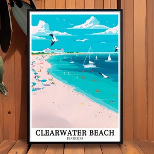 Clearwater Beach Art Collection - Clearwater Beach Hotel Travel Prints ...