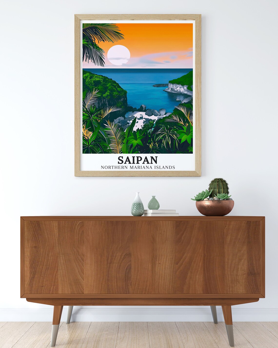 Saipan Wall Art - Framed Marine Beach Posters - Kagman Prints - Saipan ...