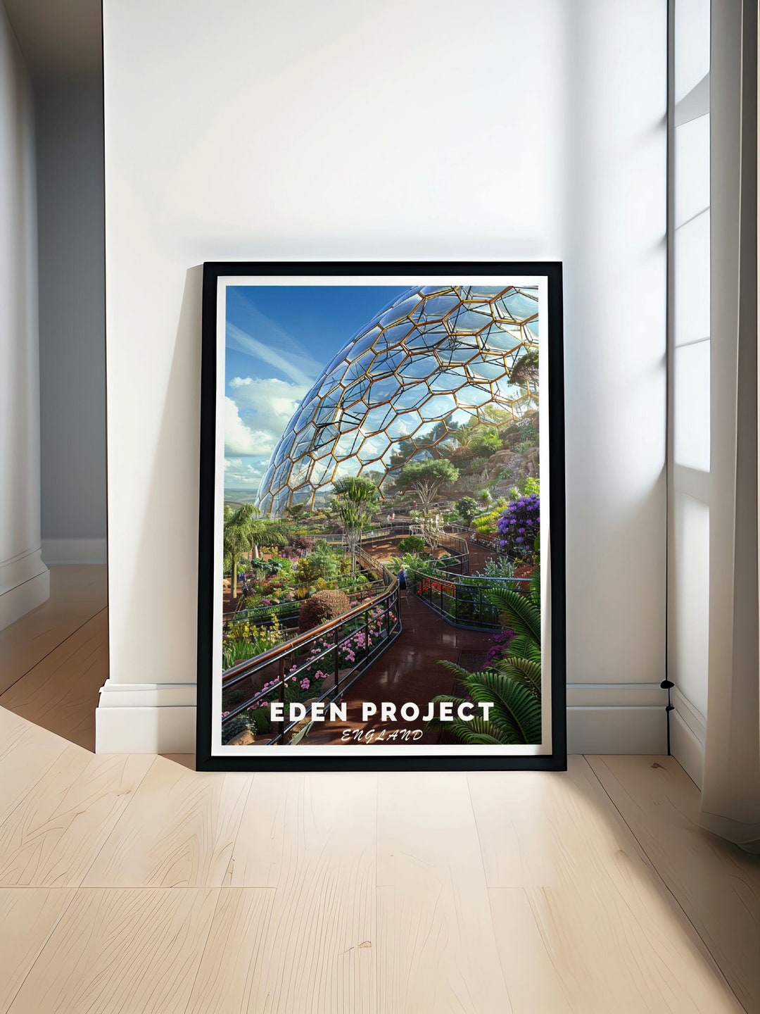 Eden Project Poster - Eden Project Posters and Heligan Travel Prints ...