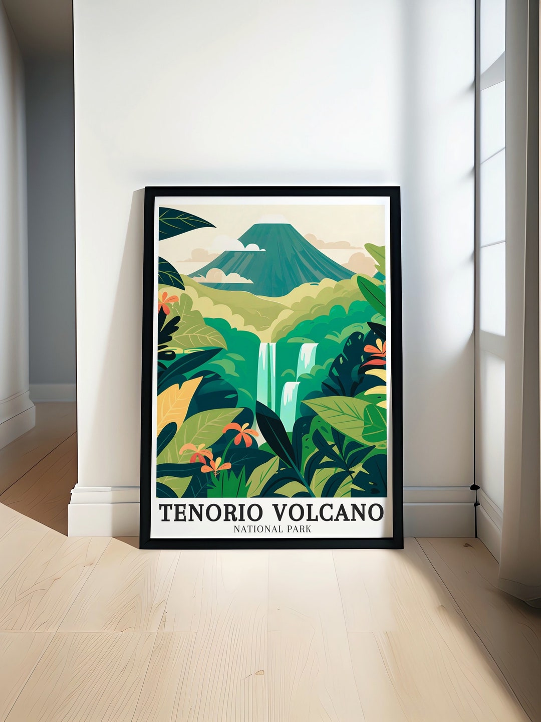 Tenorio Volcano National Park Wall Art - Rio Celeste Waterfall Travel ...