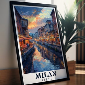 Milan Poster - Milan Print - Milan Art Print - Milan Italy Prints ...