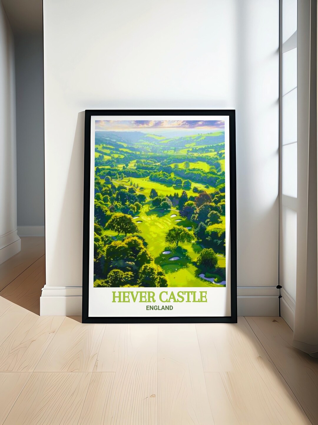 Hever Castle Wall Art - Hever Castle Golf Club Art - Hever Castle Gift ...
