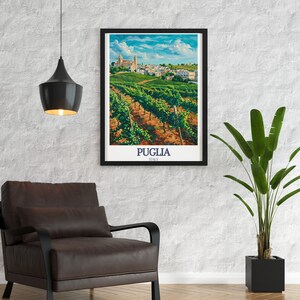 Puglia Posters- Salento Vineyards Prints - Italy Travel Posters and ...