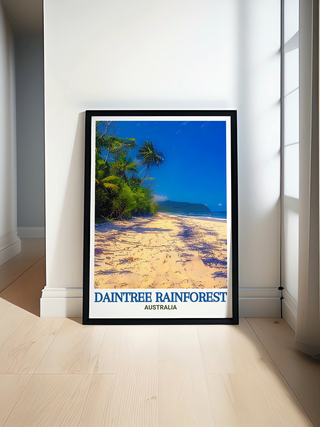 Daintree Rainforest Poster - Cape Tribulation Beach - Cape Tribulation ...