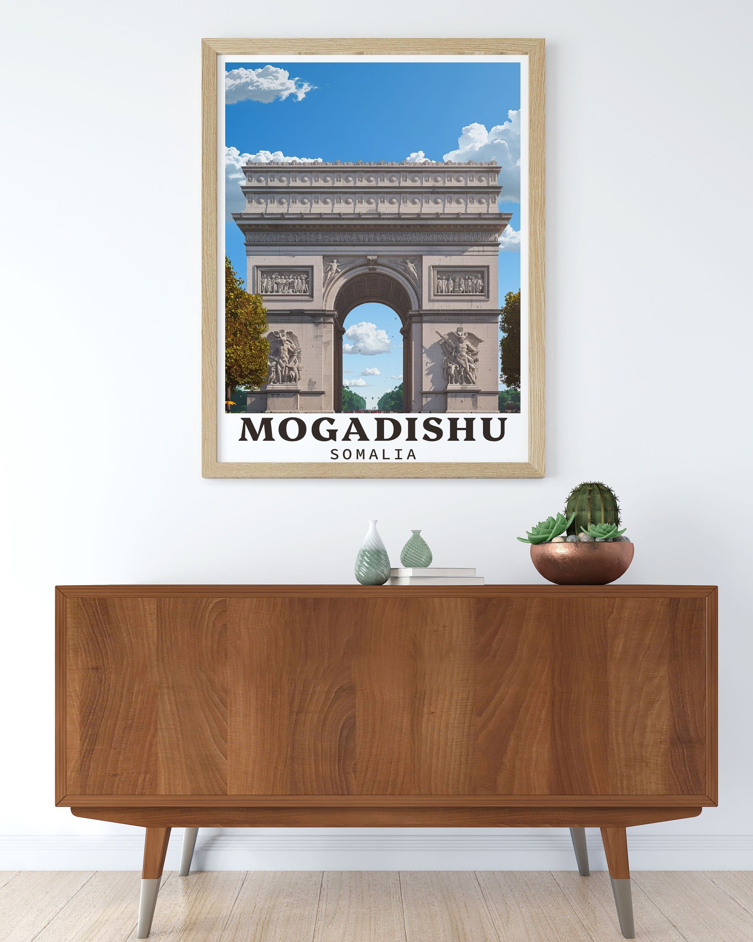 Somalia Art Collection - Arch of Triumph Art - Somali Poster ...