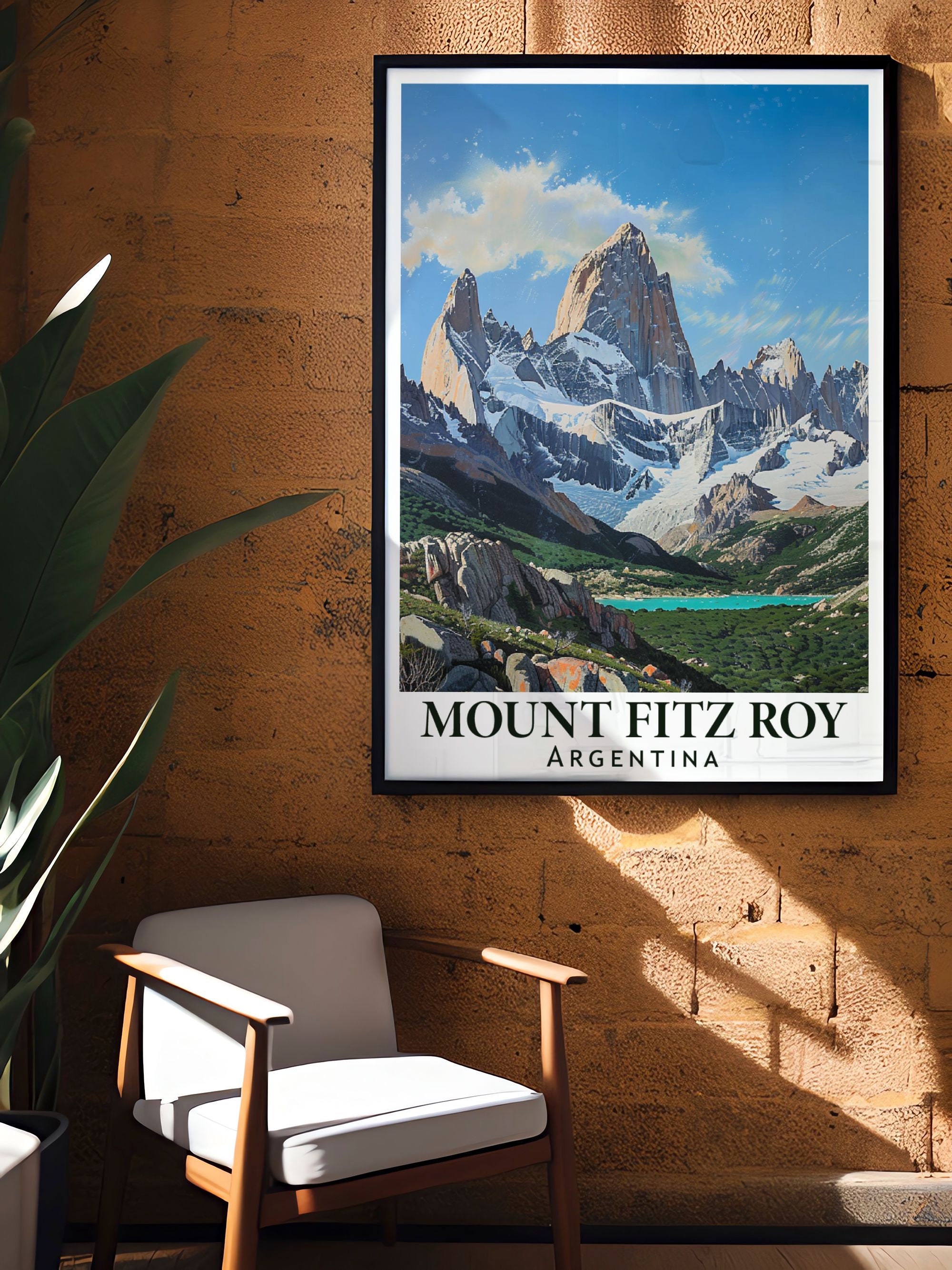 Mt Fitz Roy Poster Mount Fitz Roy Decor Mt Fitz Roy Art Mt Fitz Roy ...