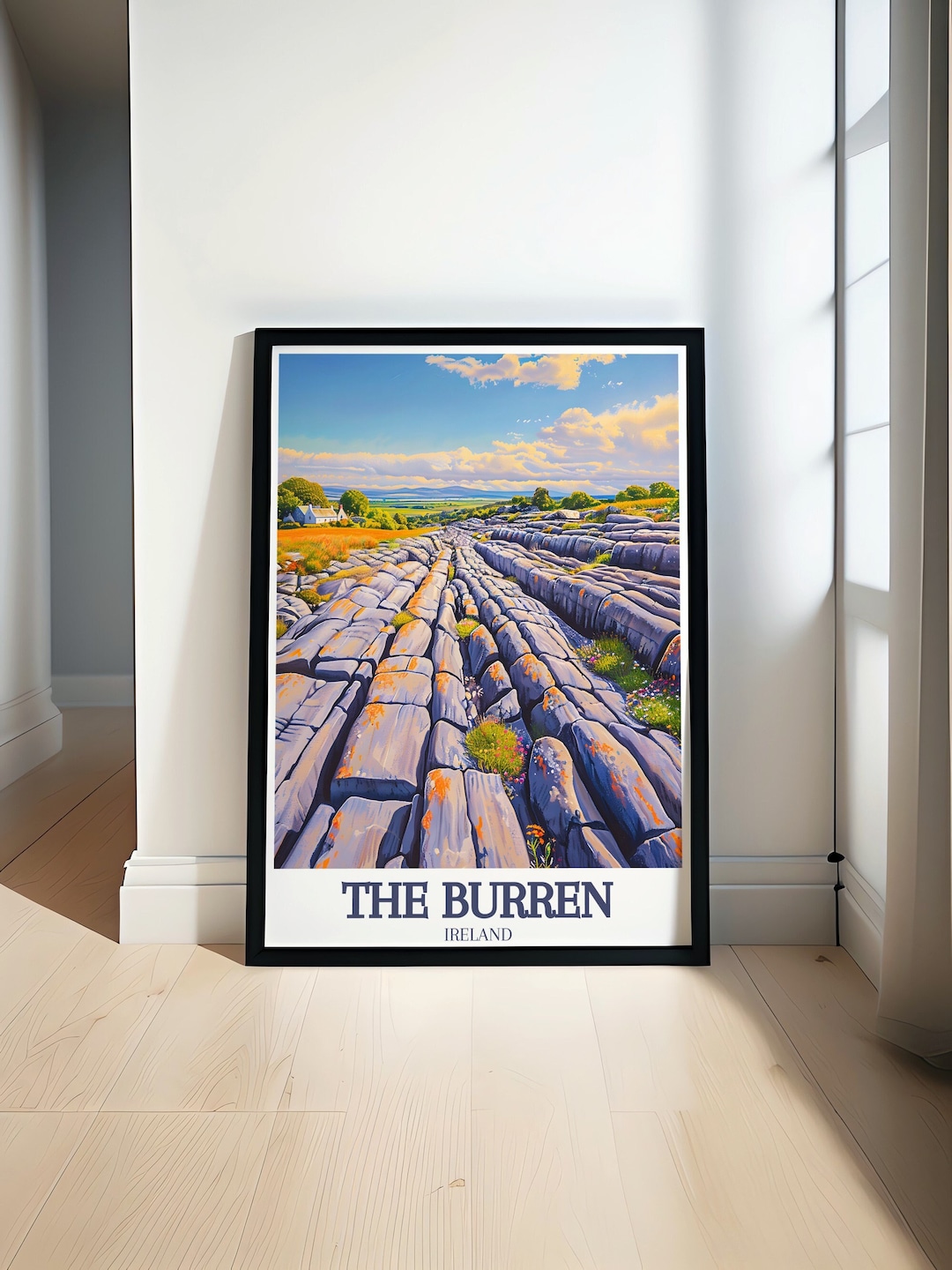 The Burren Poster - Kilfenora Art - Burren National Art - Burren Print ...