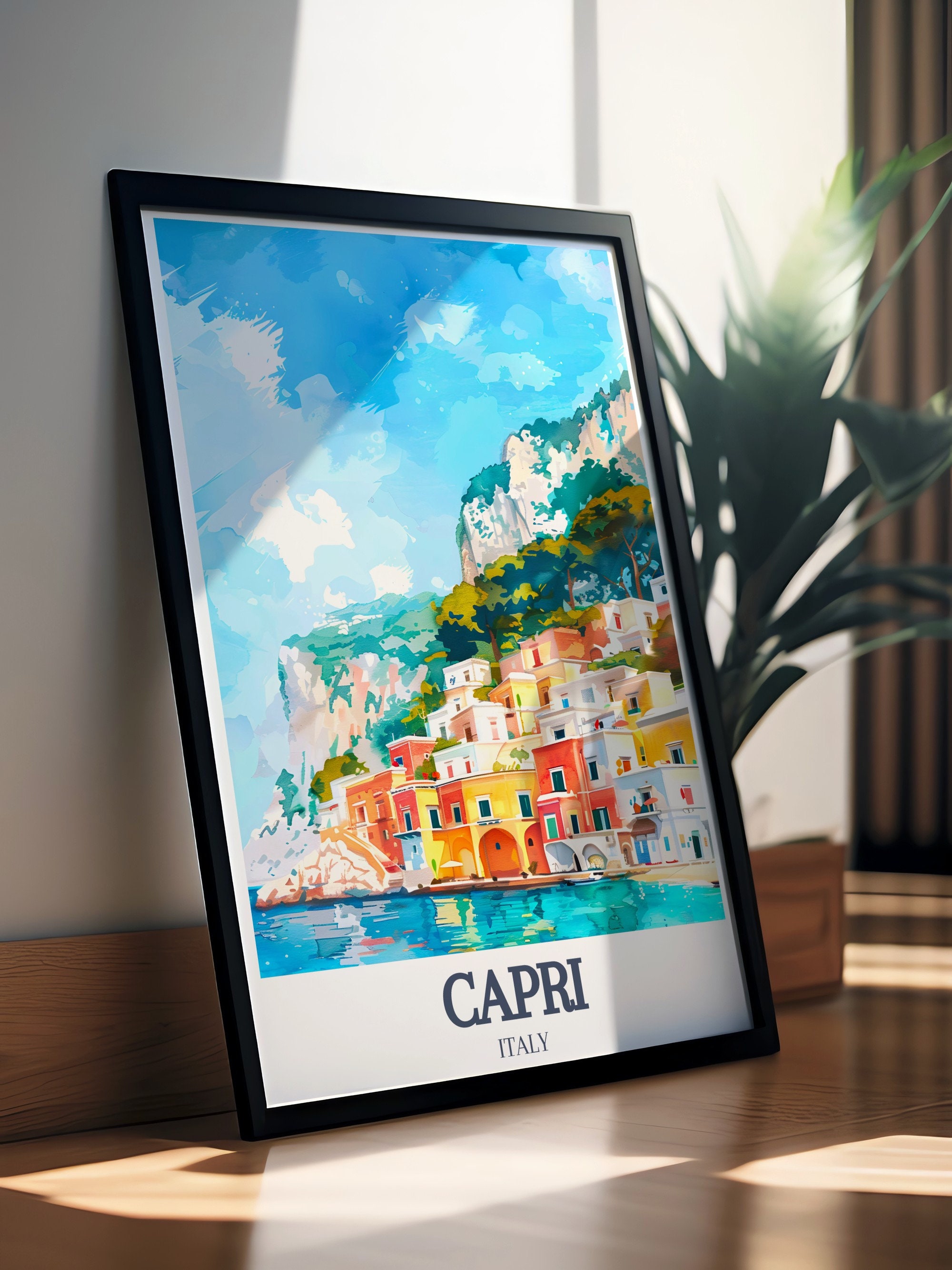 Capri Wall Art Faraglioni Rocks Capri Island Posters Faraglioni Rocks ...
