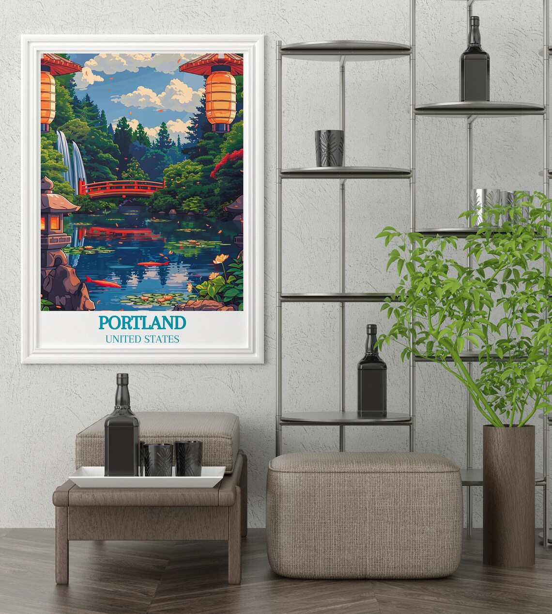 Portland Wall Hangings Portland Japanese Garden Art Prints Portland ...