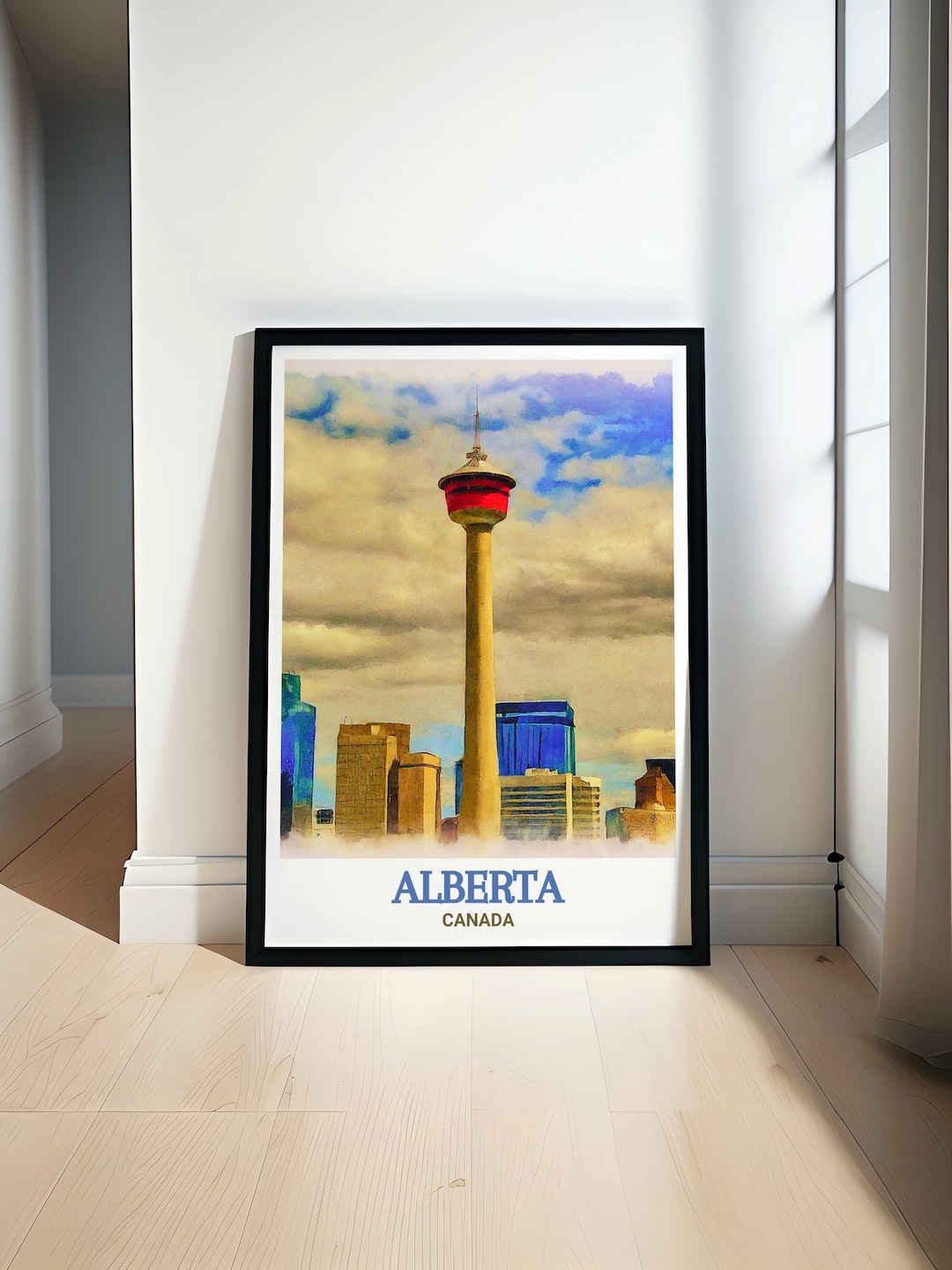 Alberta Travel Wall Art - Calgary Tower Views - Calgary Tower Posters ...