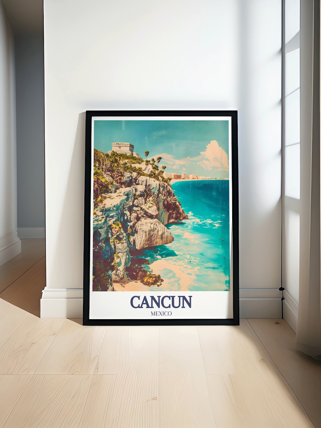 Cancun Wall Art - Mayan Ruins of Tulum Yucatan Peninsula Decor - Cancun ...