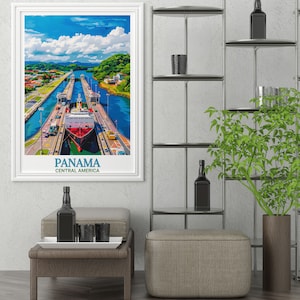 Panama Poster - Framed Panama Print - Panama Art - Panama Wall Art ...