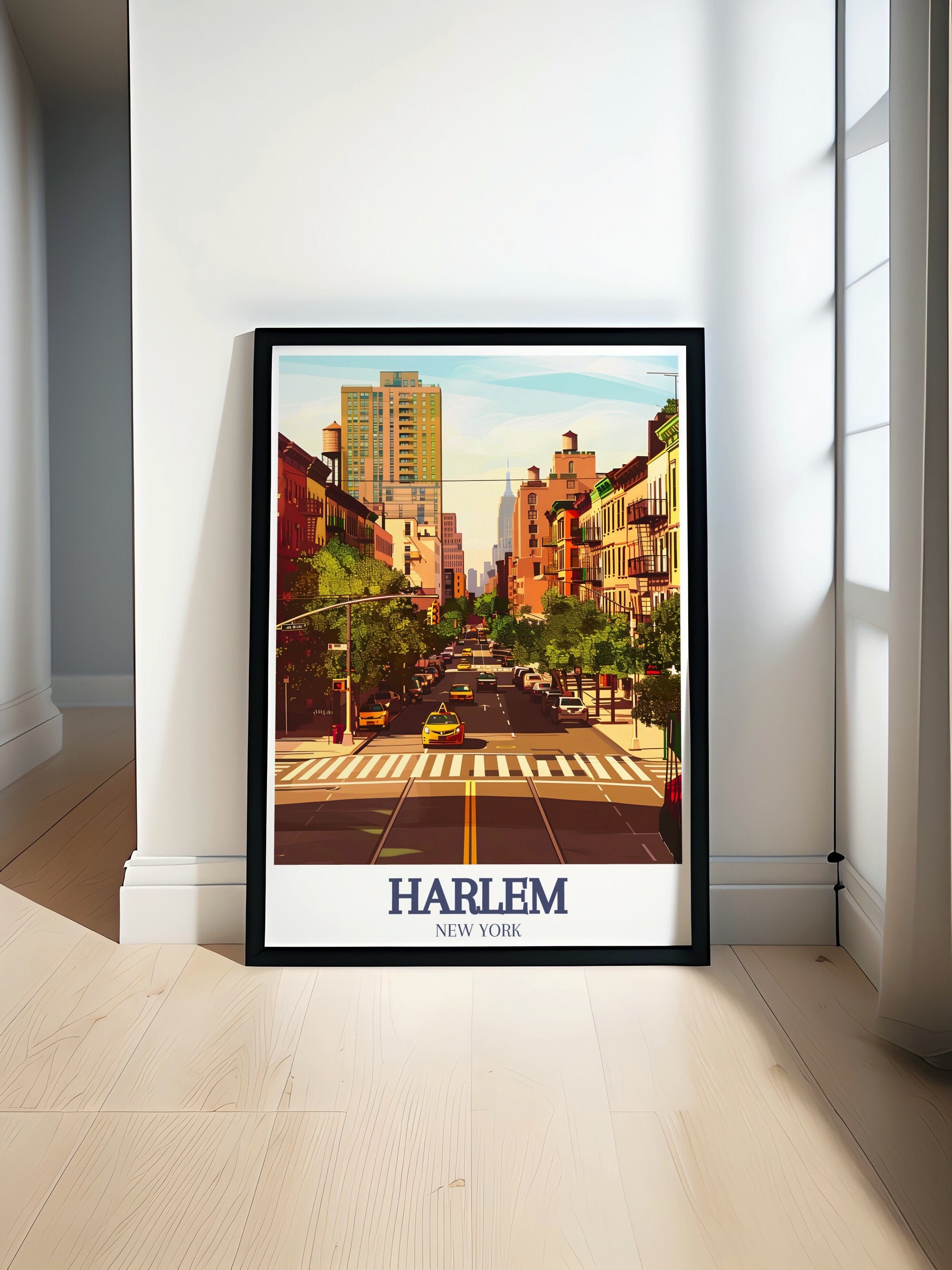 Harlem Poster - Framed Harlem 155th Street Poster - Harlem Canvas Print ...