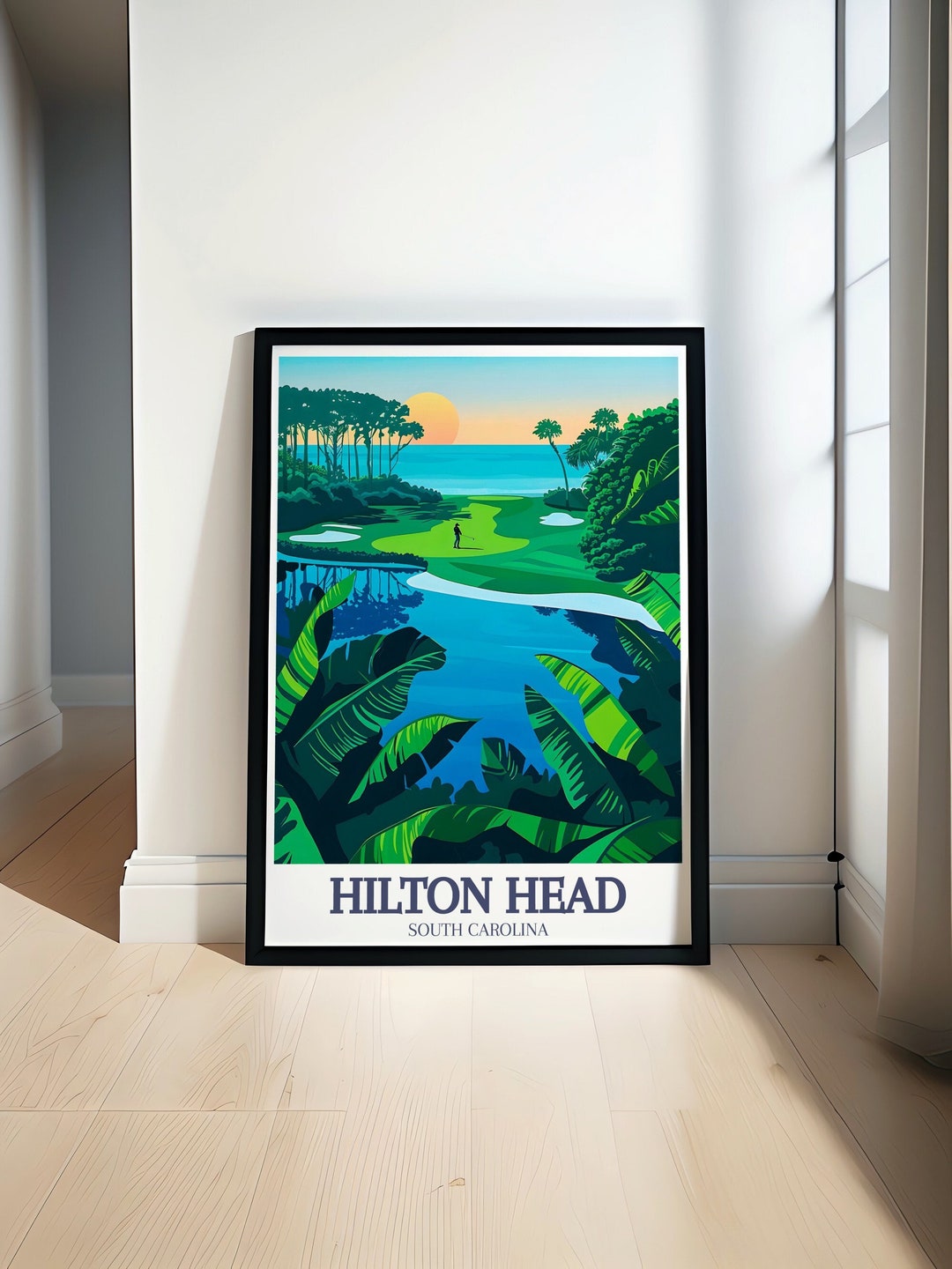 Hilton Head Poster - Hilton Head Art - Palmetto Dunes Print - Hilton ...