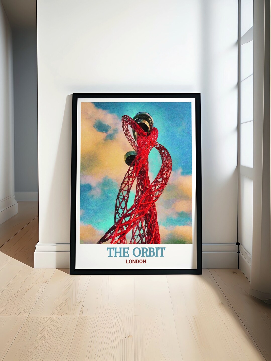 The Orbit Art Prints London Travel Art the Arcelormittal Orbit Posters ...