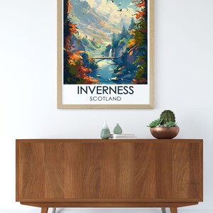 Inverness Nature Art - Ness Islands Poster - Scenic River Views ...
