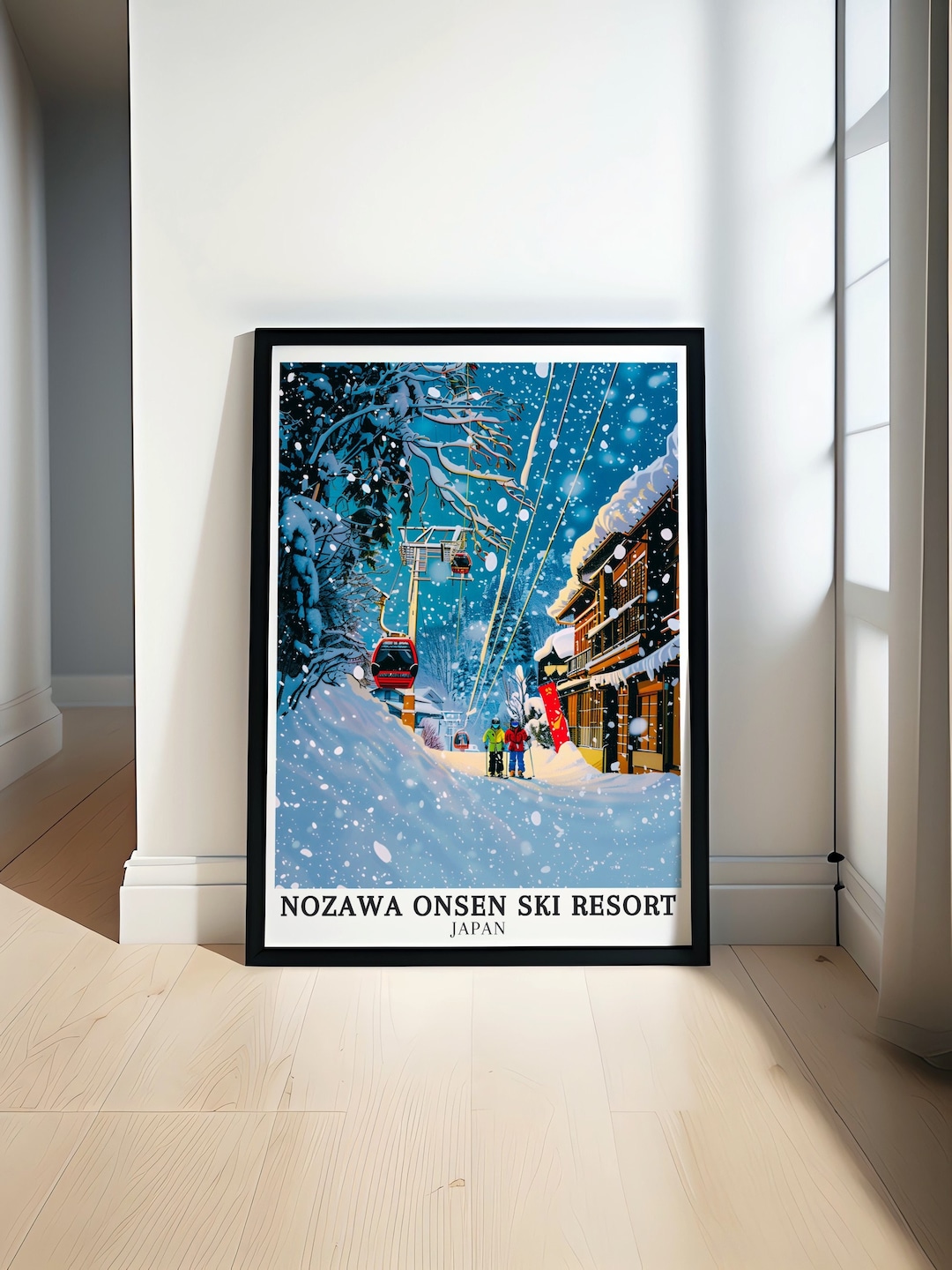Nozawa Onsen Poster - Nozawa Onsen Art -nozawaonsen Print-nozawaonsen ...