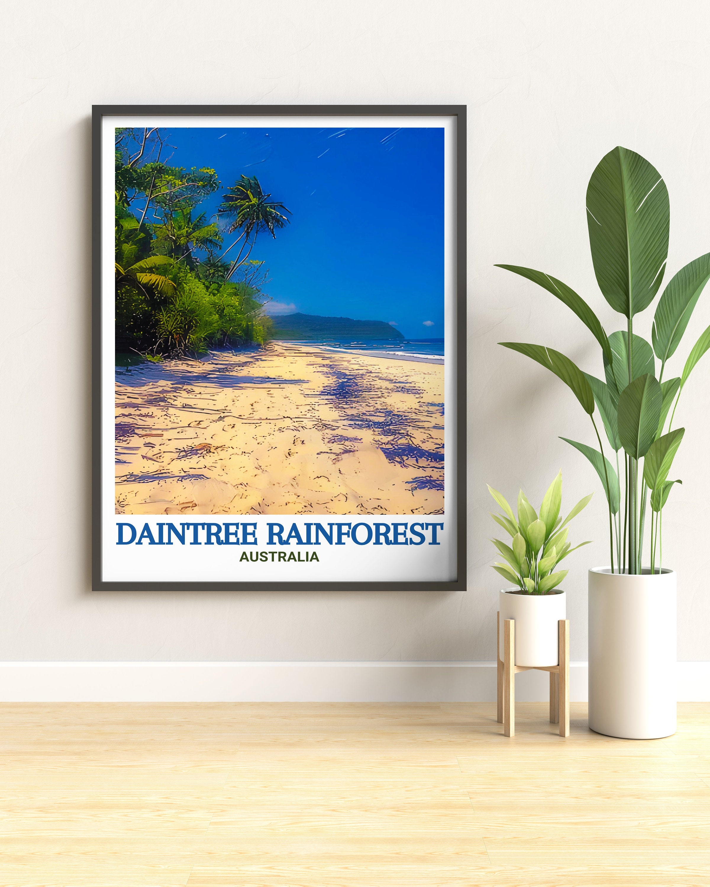 Daintree Rainforest Poster - Cape Tribulation Beach - Cape Tribulation ...