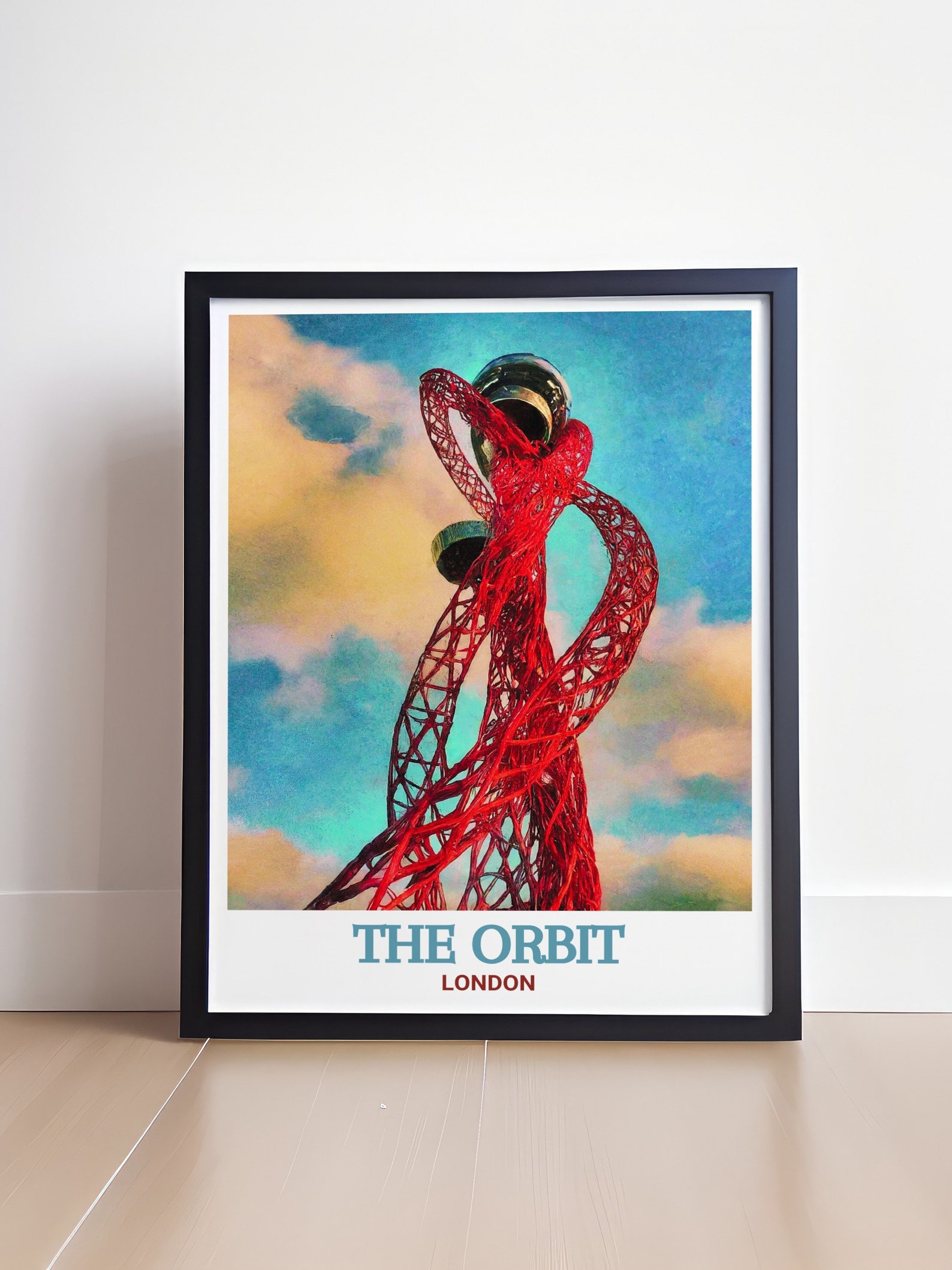 The Orbit Art Prints London Travel Art the Arcelormittal Orbit Posters ...