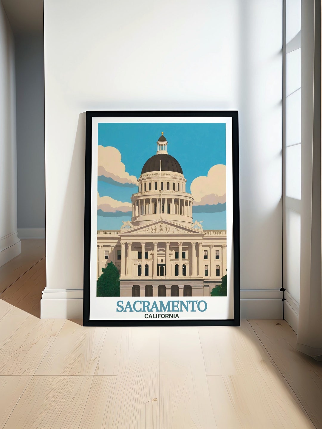 Sacramento Artwork - California State Capitol Travel Posters and Prints ...