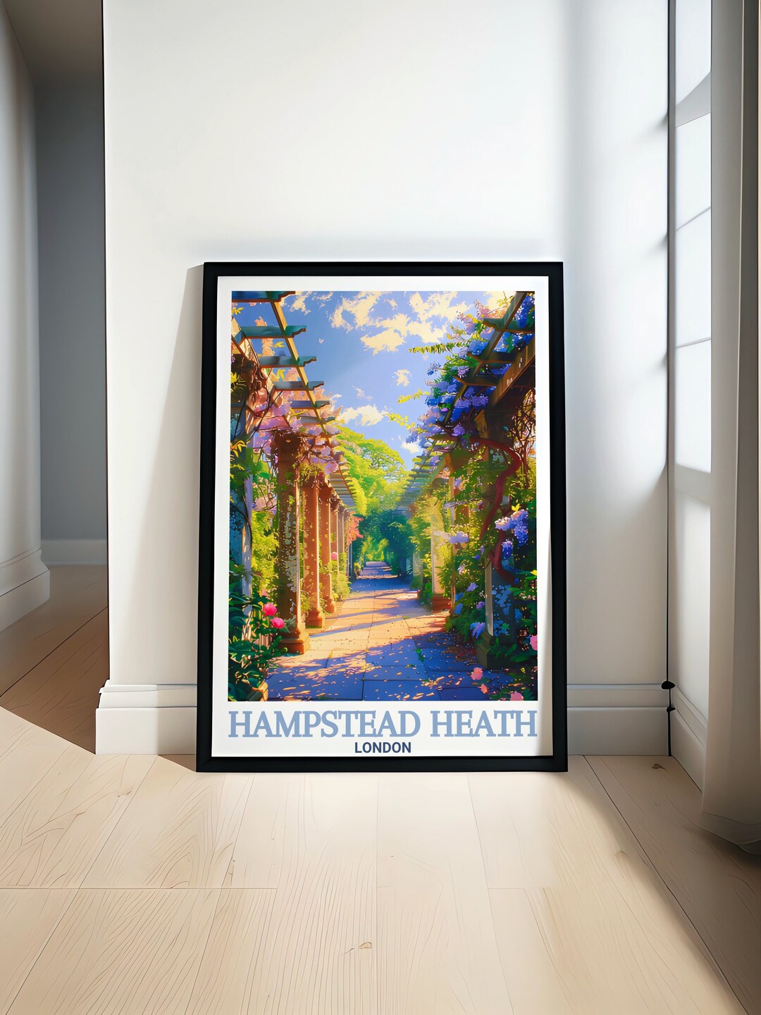 Hampstead Heath Art - Hampstead Pergola Poster - Hampstead Heath ...