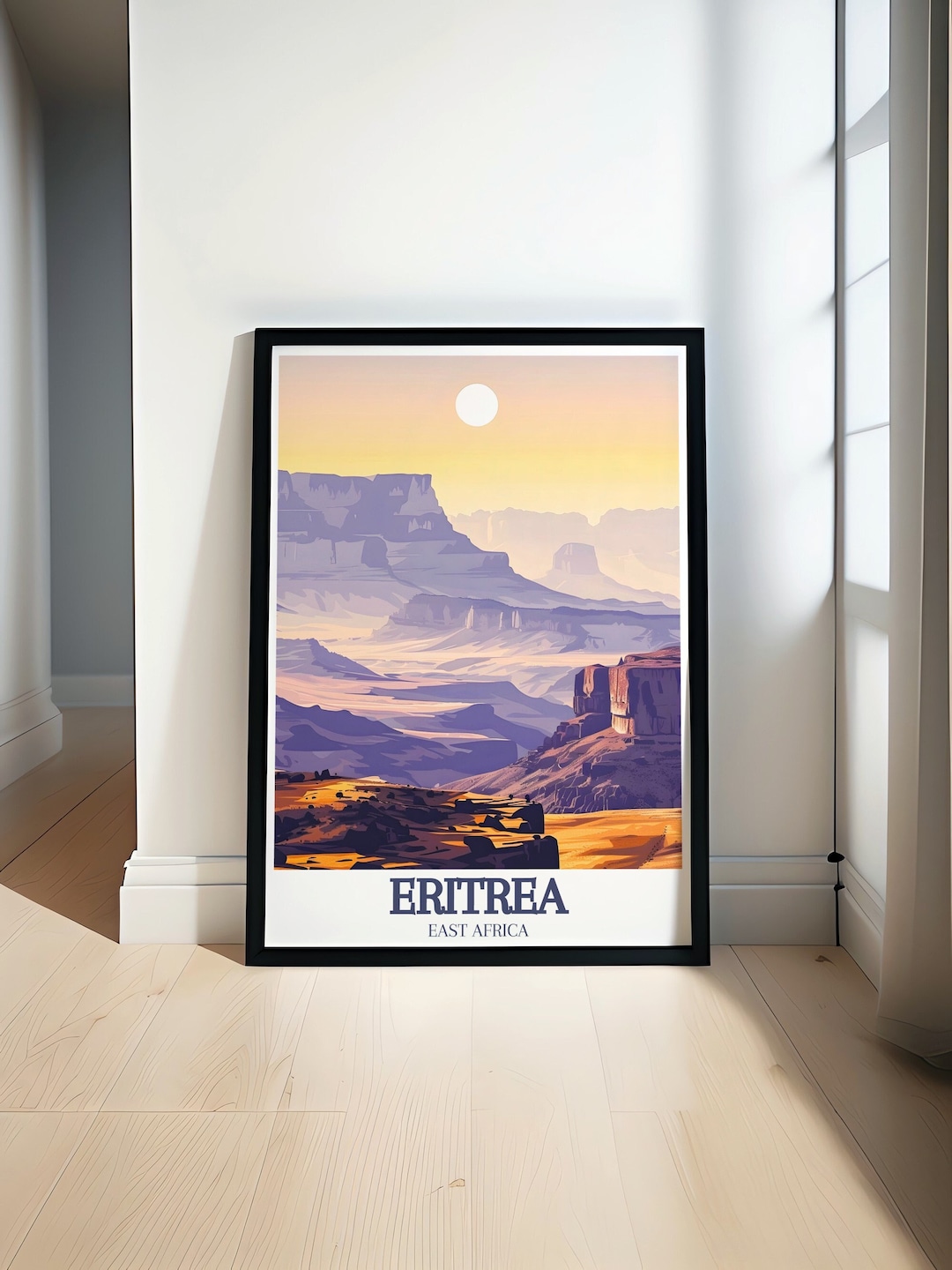 Eritrea Wall Art, Great Rift Valley Poster, Eritrean Highlands Print ...