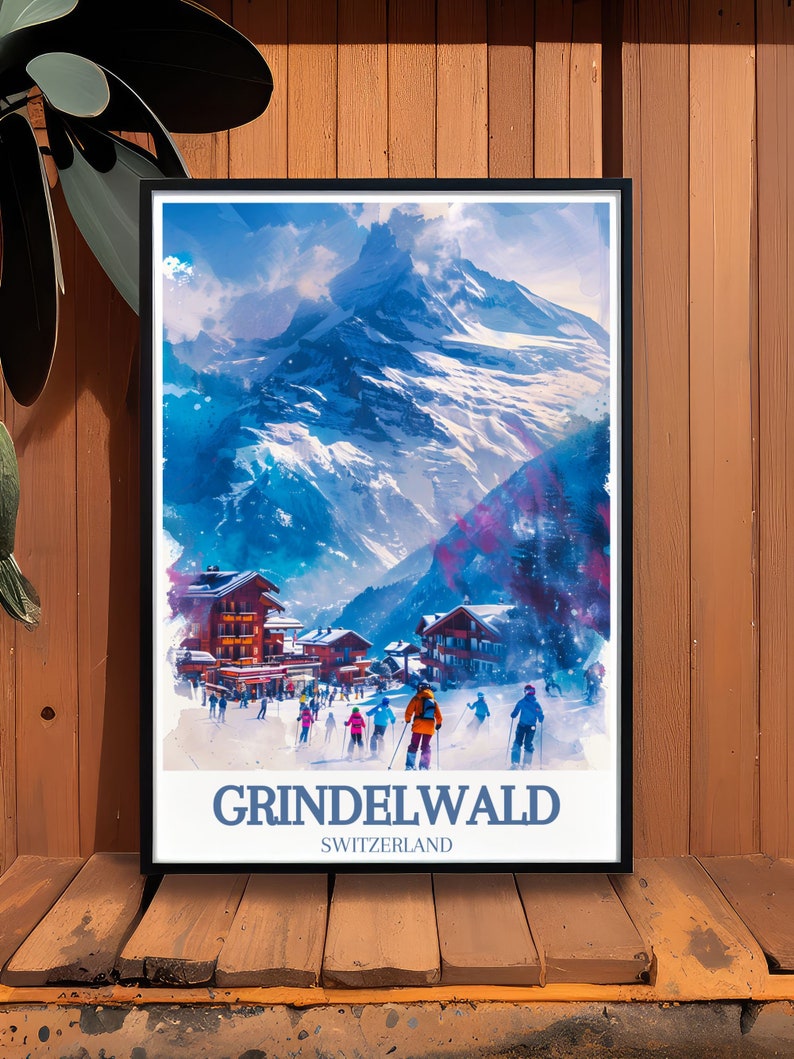 Grindelwald Posters - Swiss Alps Wall Art - Jungfrau Print ...