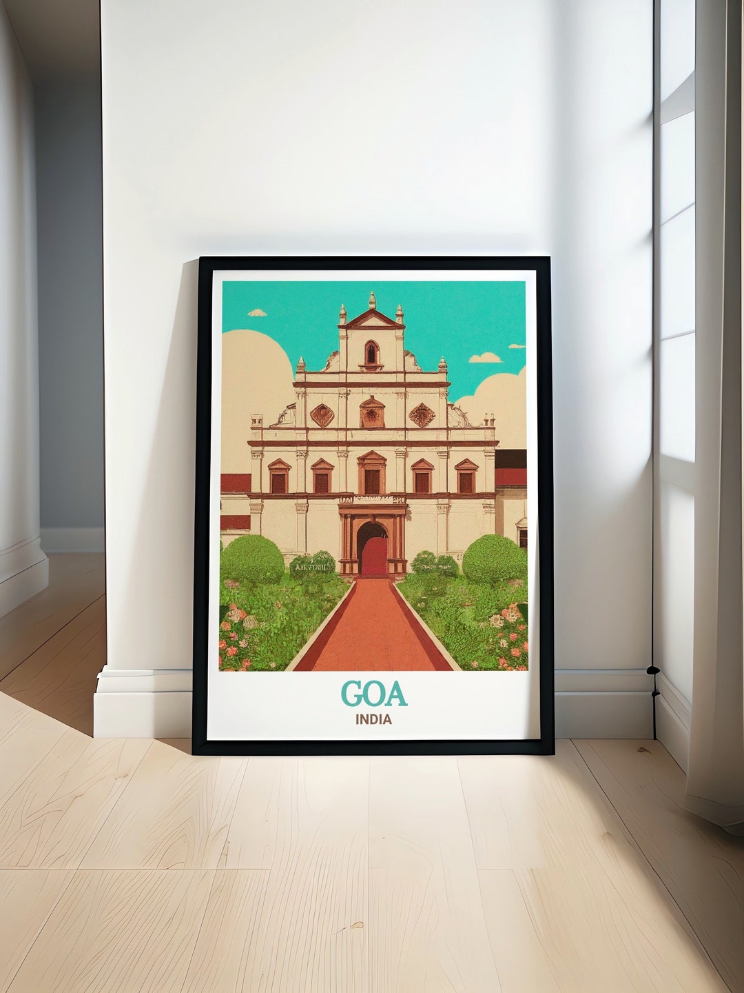 Goa Art Collection - Basilica of Bom Jesus Travel Posters - Stunning ...