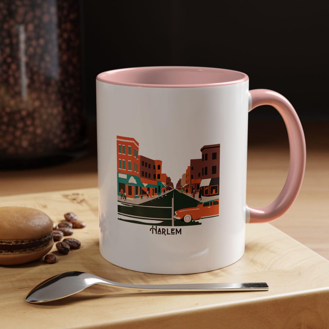 Harlem Coffee Mug - 125th Street Mug -harlem Tea Mug - Harlem Latte Mug ...