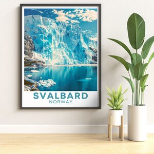 Svalbard Art Collection- Nordenskiöld Glacier Decor for Every Occasion ...