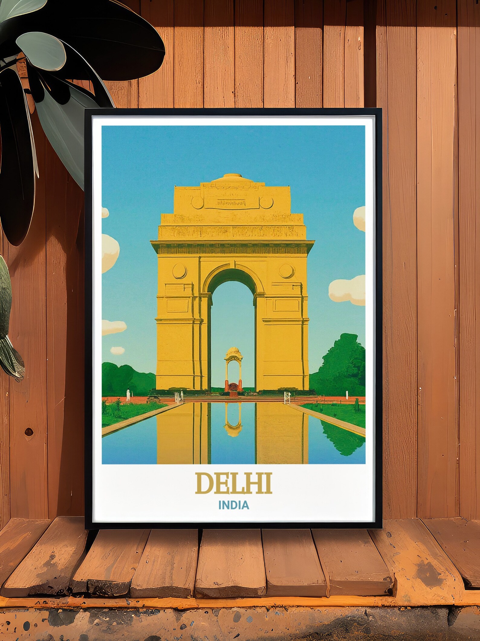 Delhi Wall Art - India Gate Travel Print and Decor - India Gate Art and ...