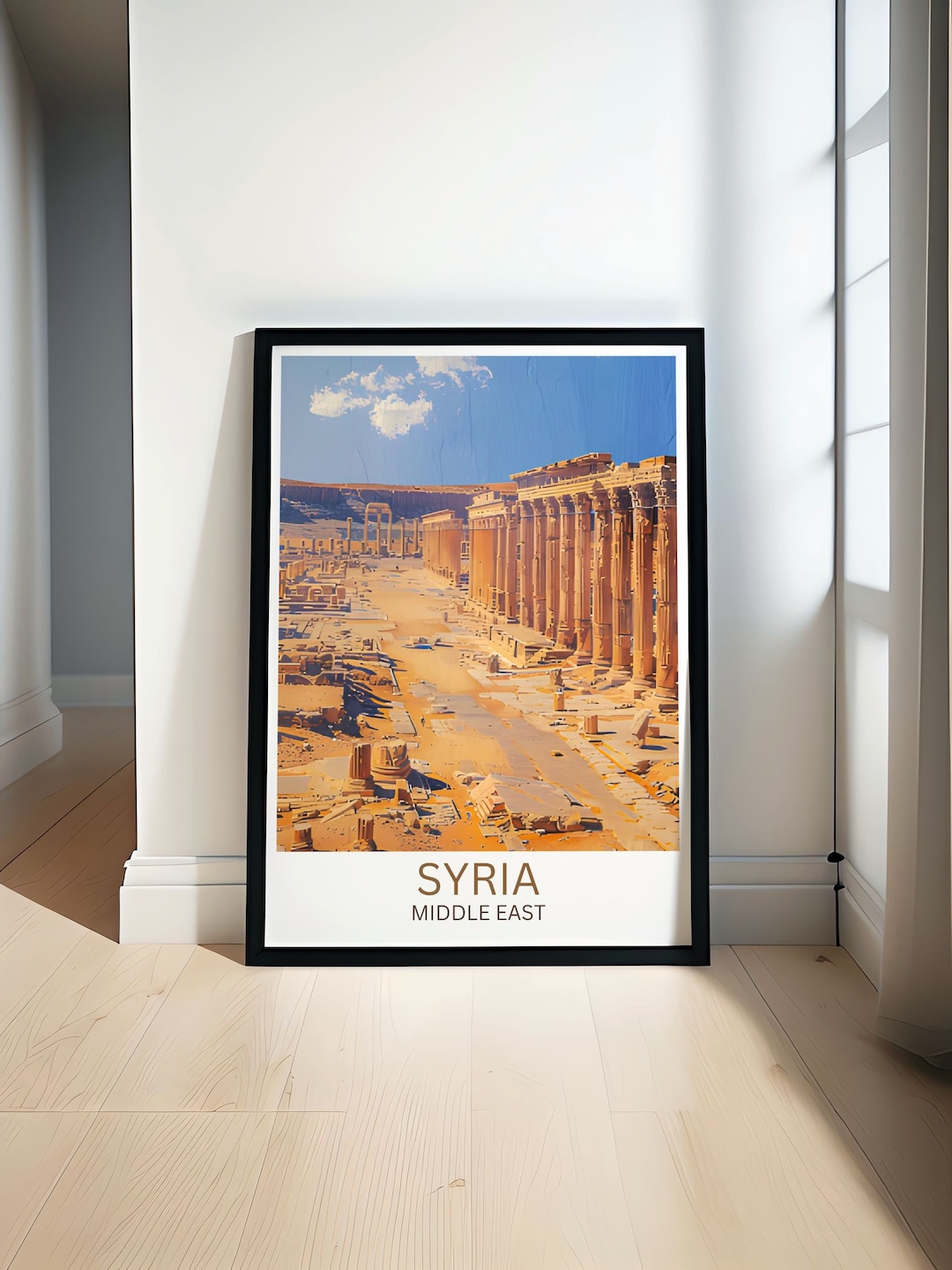 Syrian Art for Collectors - Damascus City Map Art Print: Explore ...