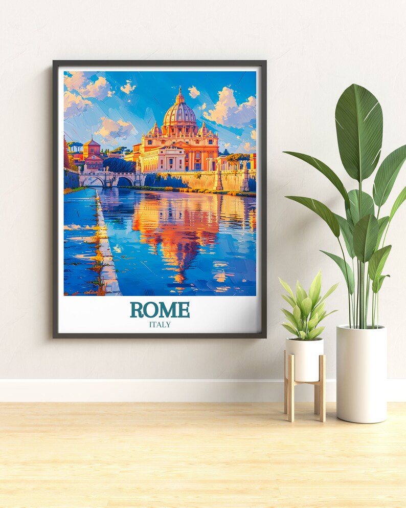 Rome Poster - Saint Peter’s Basilica Framed Print - Vatican City Print ...