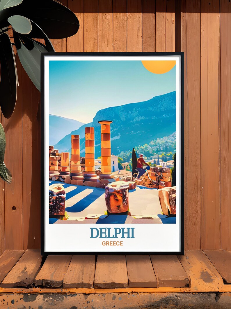 Delphi Art Collection Temple of Apollo Travel Posters Greek Historical Prints Temple of Apollo ...