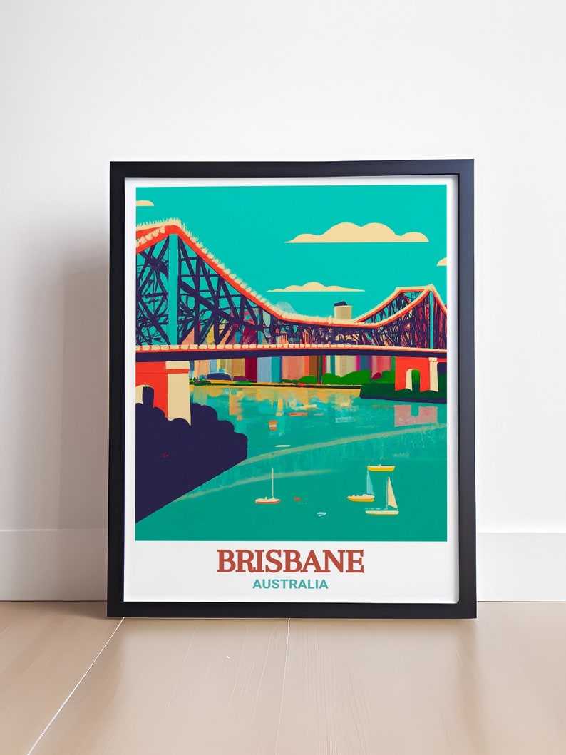 Brisbane Print - Story Bridge Australia Print - Story Bridge Poster ...