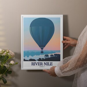 River Nile Travel Poster - Jinja Digital Travel Posters - White Nile ...