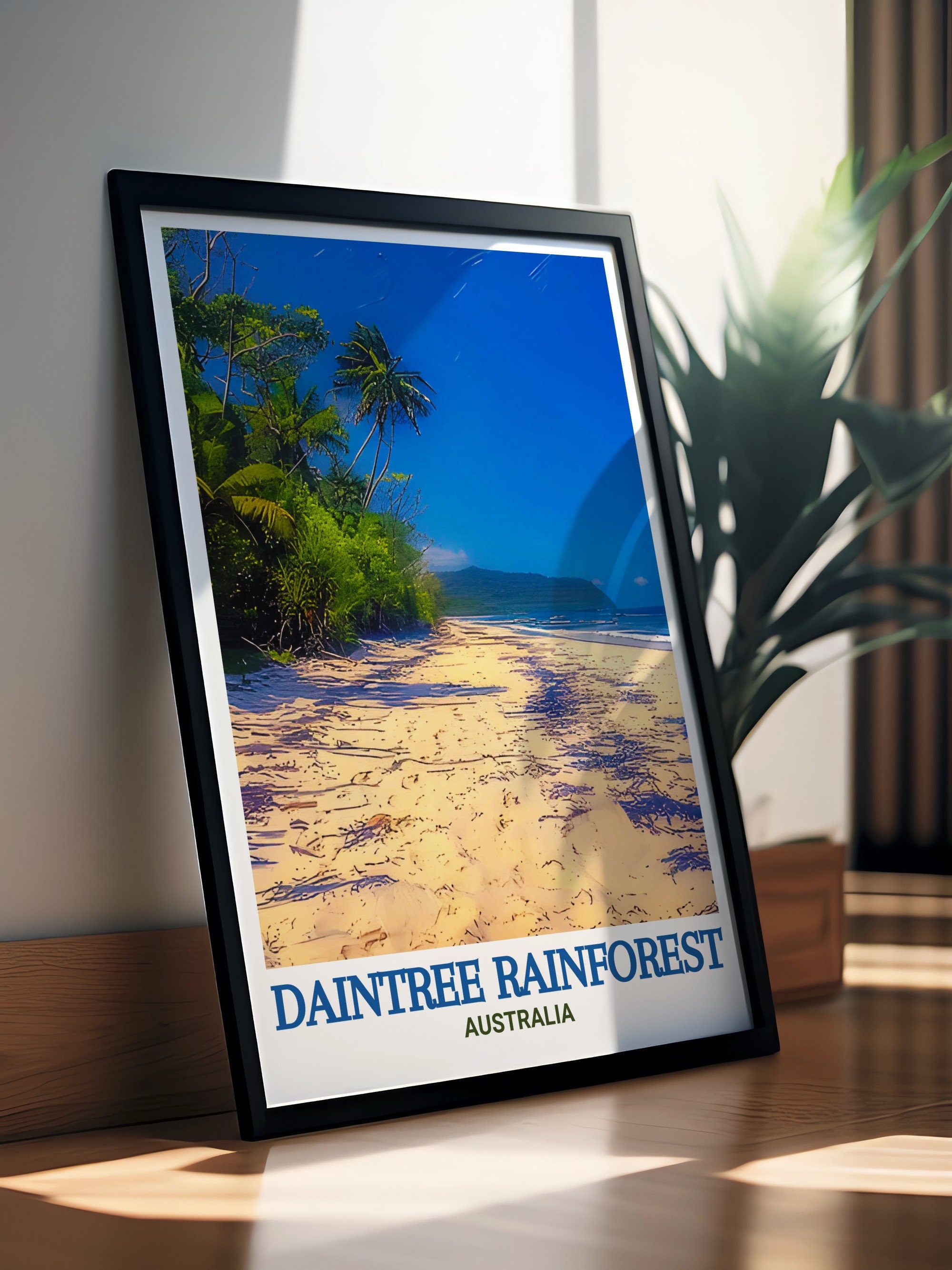 Daintree Rainforest Poster - Cape Tribulation Beach - Cape Tribulation ...