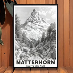 Matterhorn Mountain Posters - Matterhorn Mountain Art for Beautiful ...