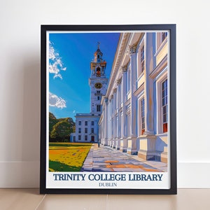 Trinity College Library Art - Campanile Art - Trinity College Library ...
