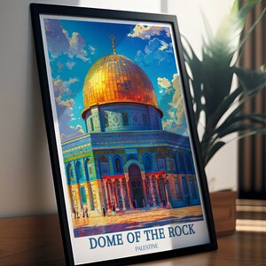 Dome of the Rock, Palestine Travel Print, Palestine Travel Gift ...