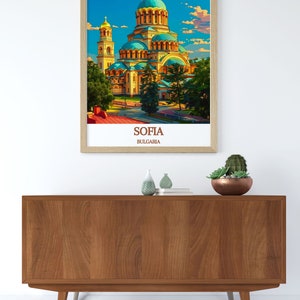 Sofia City Print - Sofia Bulgaria Print and Decor - St. Alexander ...