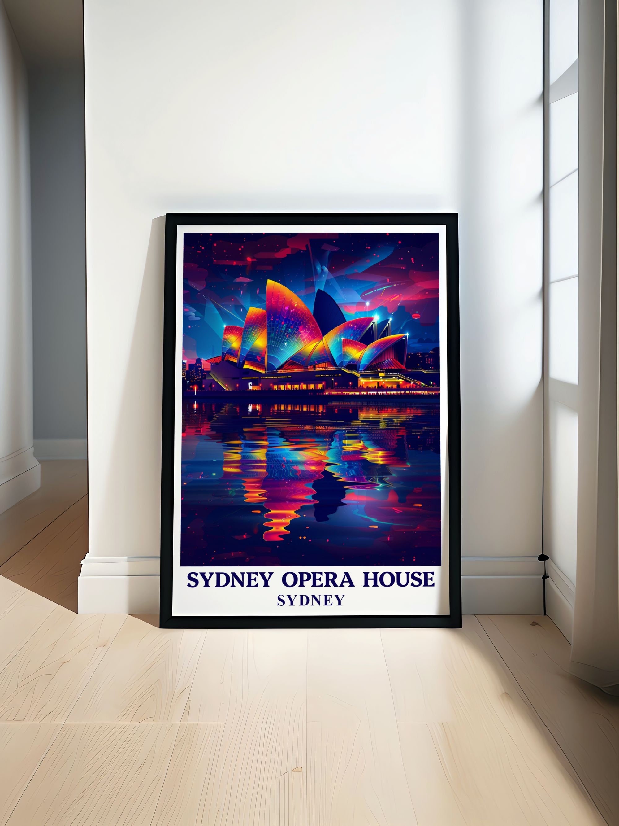 Sydney Opera House Art Sydney Opera House Print Australia Travel Art ...