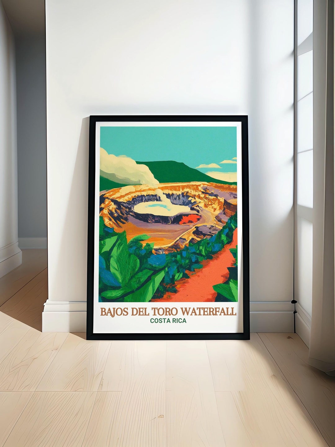 Bajos Del Toro Print - Poás Volcano Wall Art - Costa Rica Framed Art ...