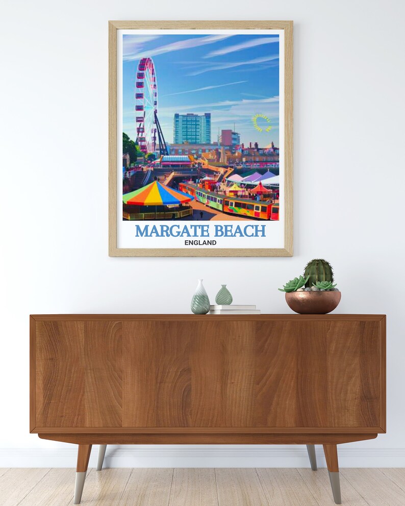 Margate Beach Travel Posters Dreamland Margate Art Margate Beach Print ...