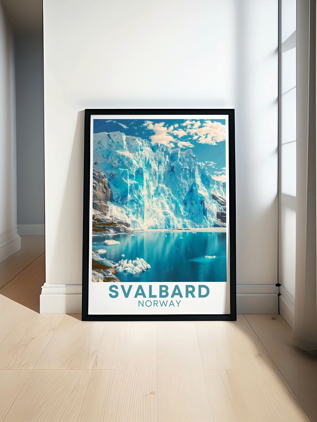 Svalbard Art Collection- Nordenskiöld Glacier Decor for Every Occasion ...