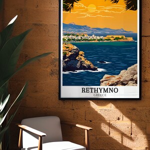 Rethymno Wall Art - Fortezza Crete Print - Fortezza of Rethymnon Poster ...