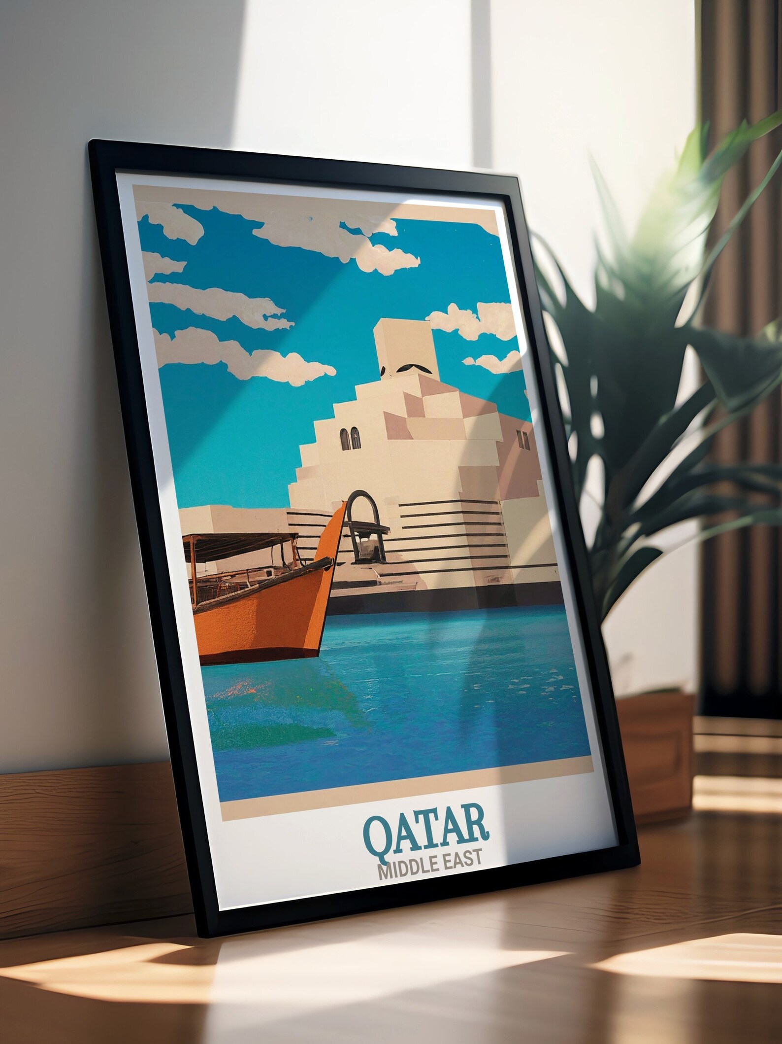 Qatar Poster - Qatar Print - Qatar Travel Poster - Museum of Islamic ...