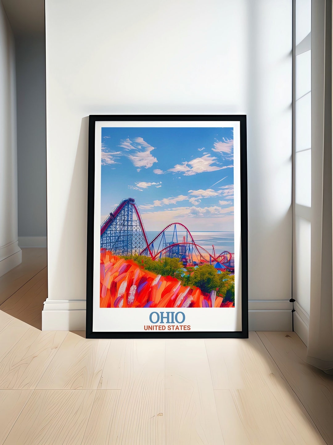 Ohio Wall Art - Cedar Point Decor and Travel Posters - Cedar Point Art ...