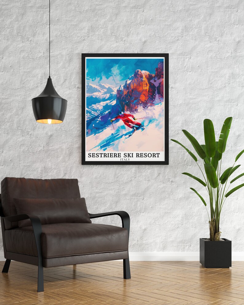 Sestriere Wall Art - Sestriere Vialattea Ski Area Poster - Sestriere ...