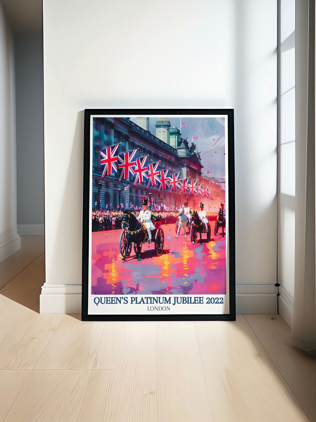 The Queen's Platinum Jubilee Wall Art - Trooping the Colour, the Mall ...